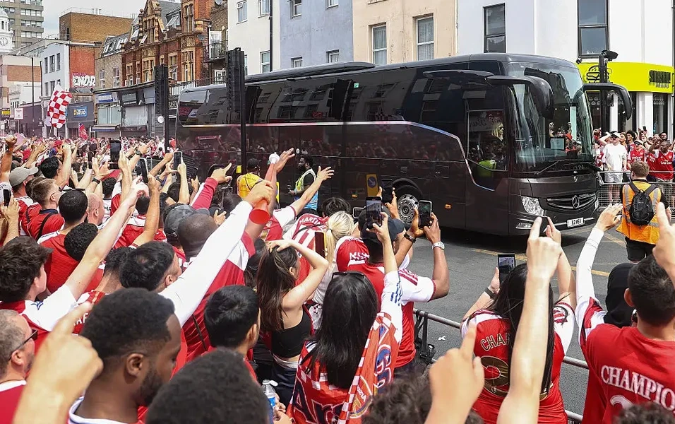Half a million celebrate Arsenal title amid safety incidents
