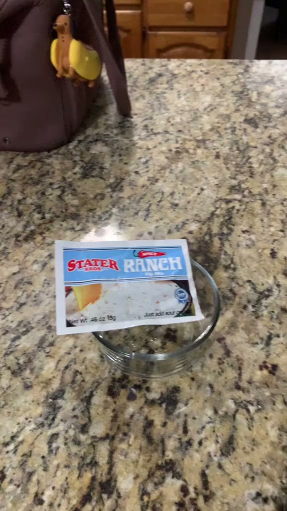 Trying ranch dip mix with Greek yogurt instead of sour cream