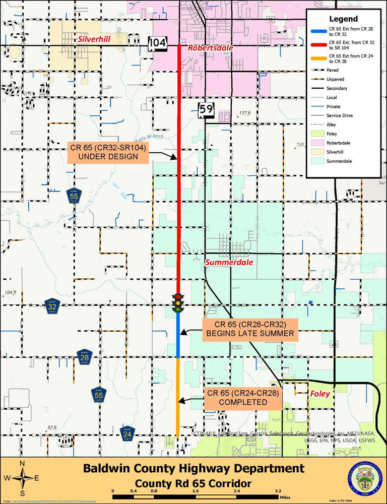 Baldwin County announces starting plans for expansion of major north ...