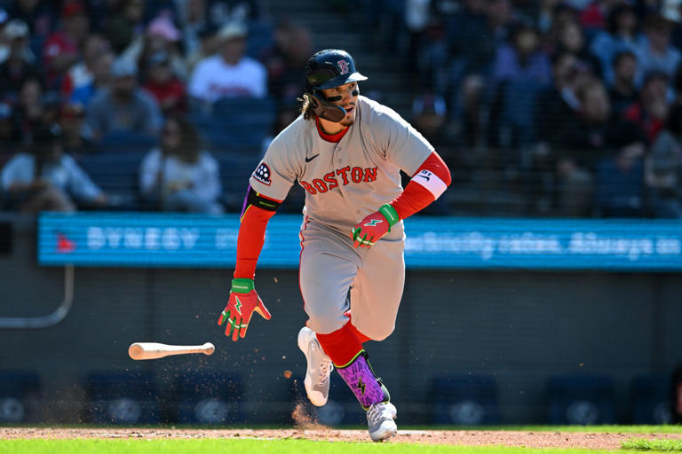 Red Sox OF Jarren Duran moves up team record books against Guardians