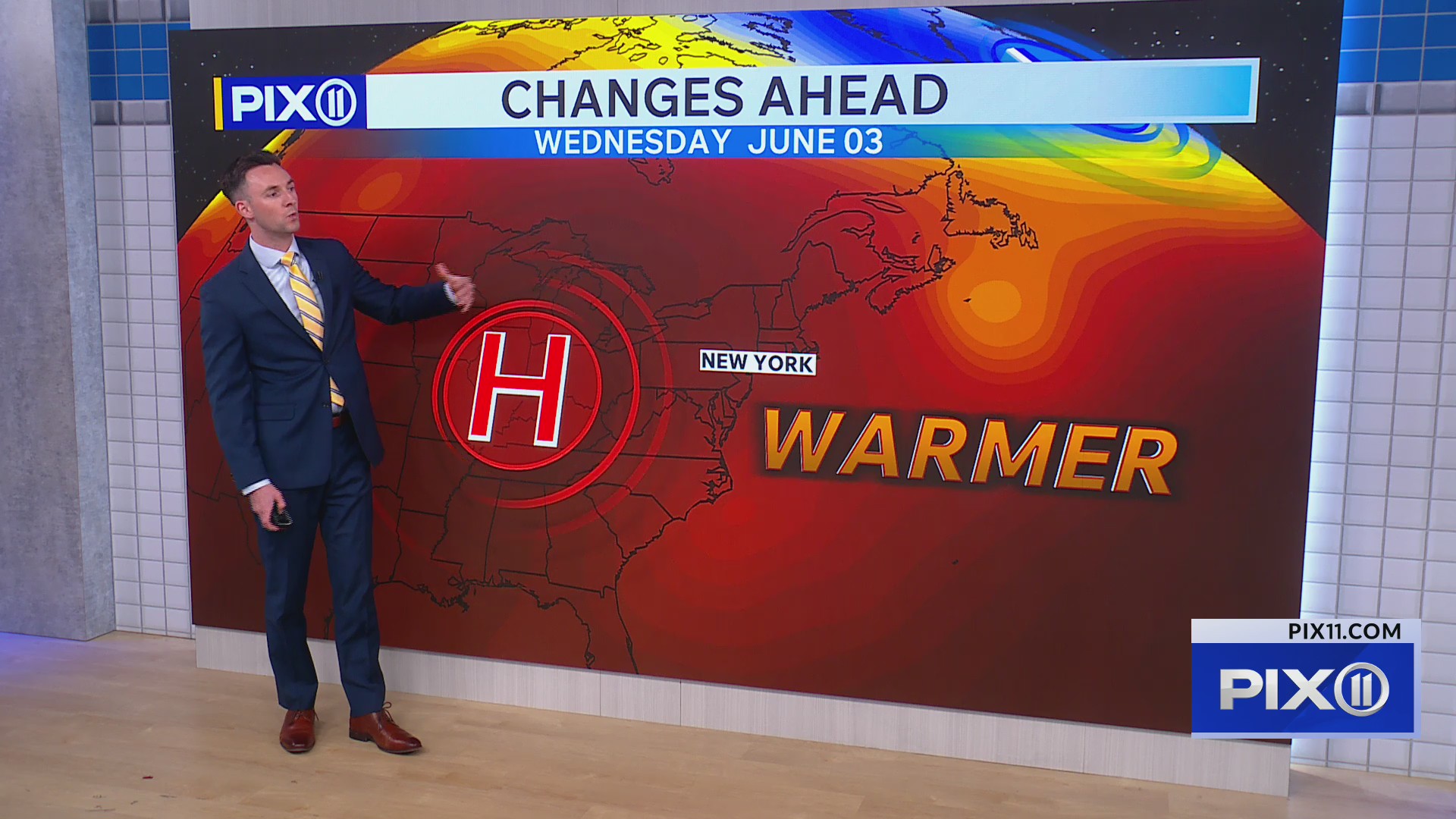 Pleasant warm-up ahead for NYC, heat returns late-week