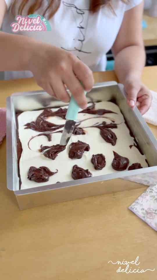 Cheesecake con brownie para vender desde casa