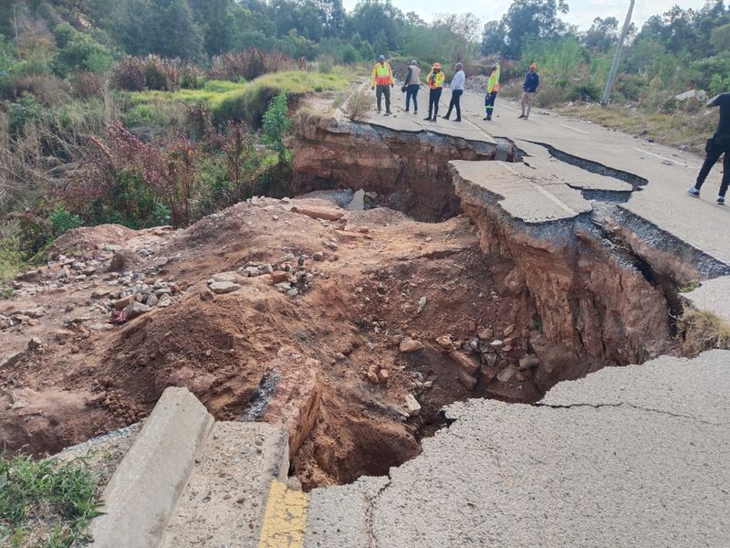 Roads, shops, factories and homes threatened by sinkholes as illegal ...