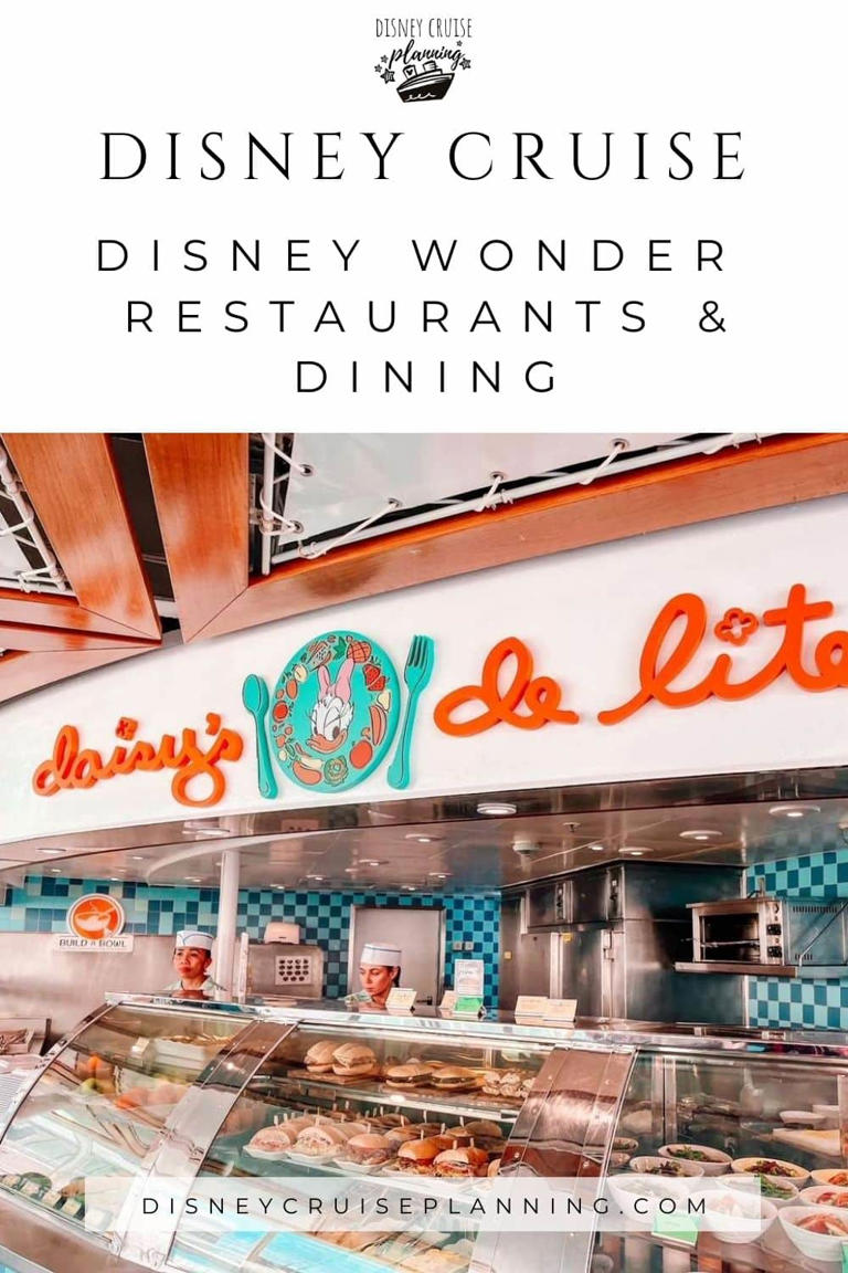 Disney Wonder cruise restaurants and dining: Every place to eat onboard