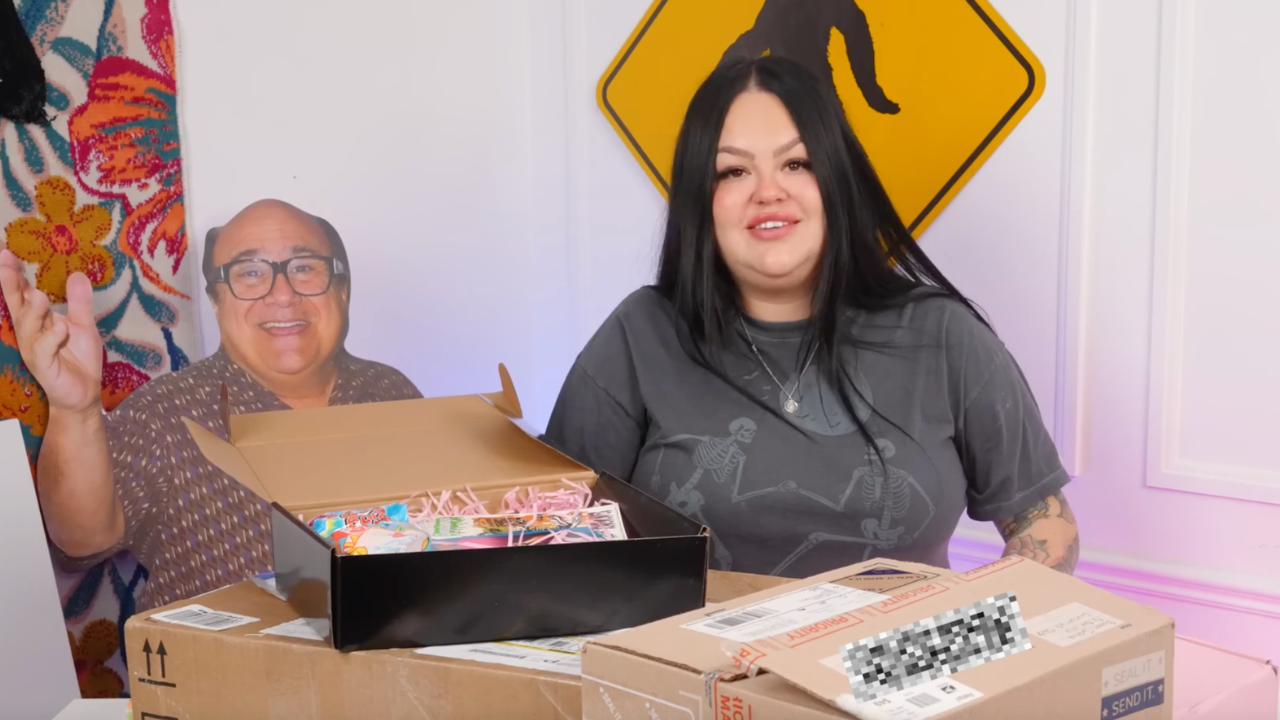 Celina opened nostalgic mystery boxes and got emotional