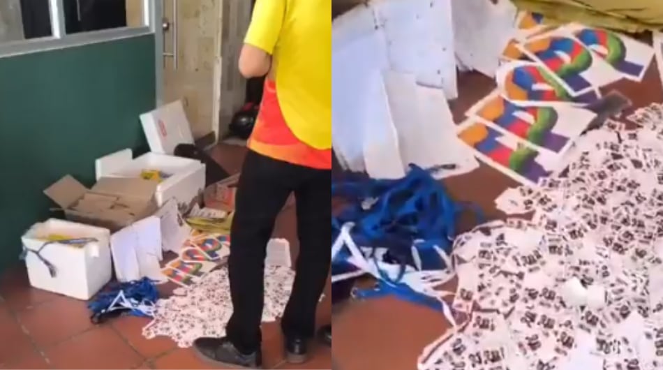 Mujer es sorprendida con publicidad de Iván Cepeda y documentos de ...