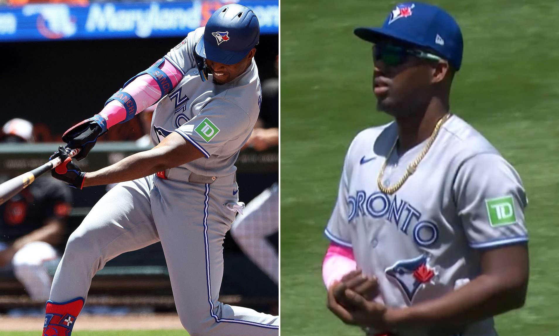 MLB star forced to leave game after getting hurt by ball thrown from ...