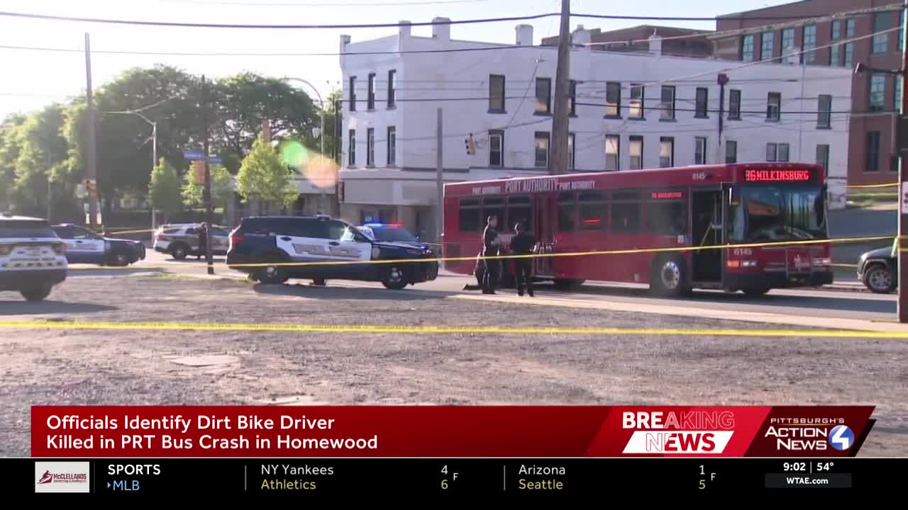 Person killed after PRT bus, dirt bike collide in Pittsburgh's Homewood ...
