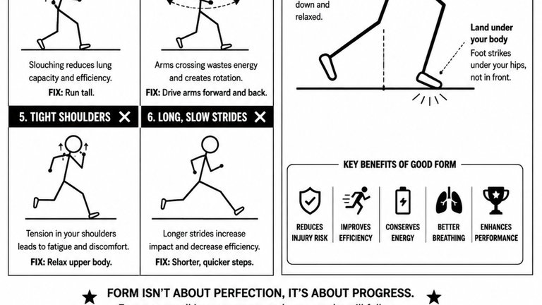 The most common running form mistakes