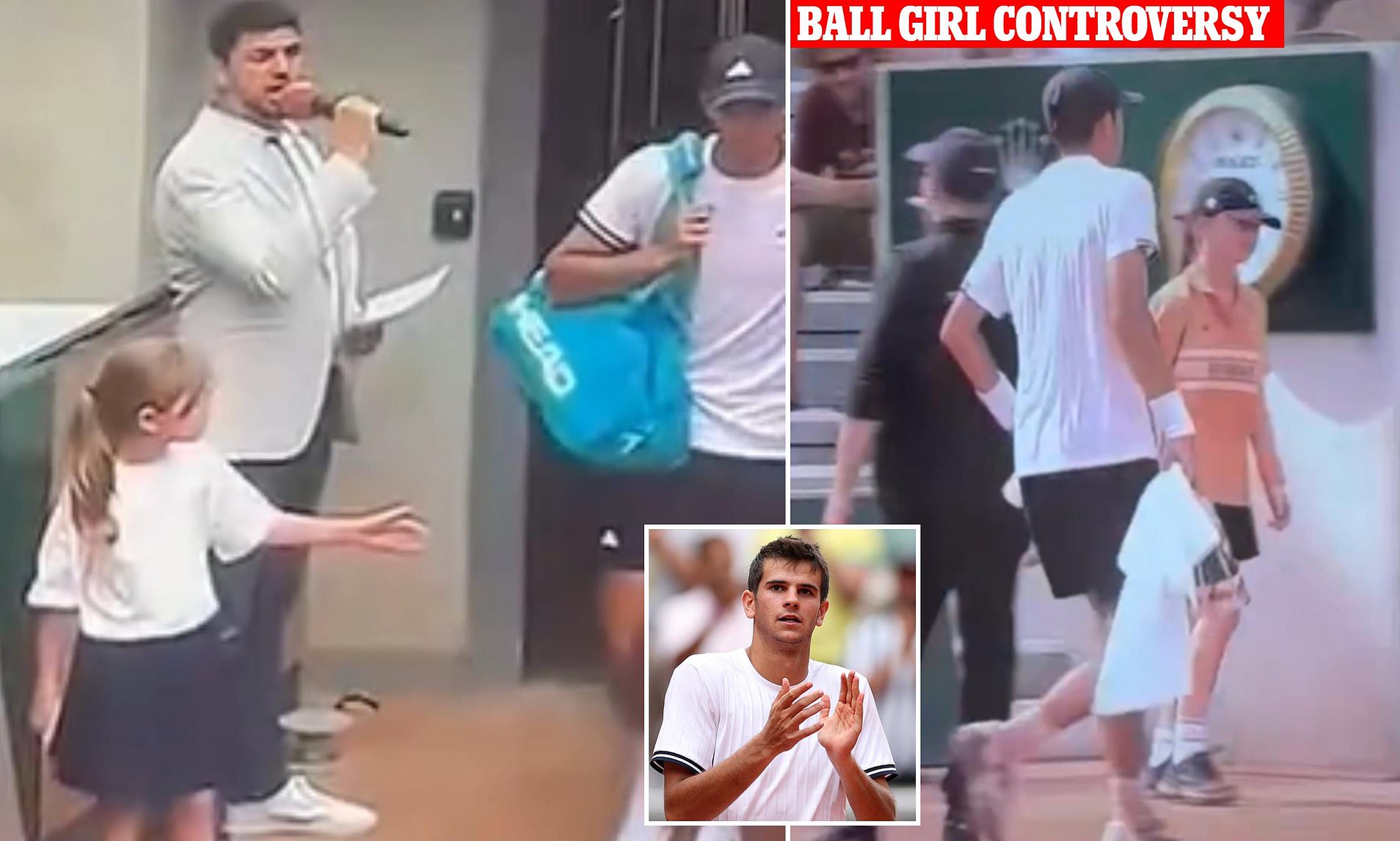 Spanish tennis star under fire again for snubbing young mascot days ...