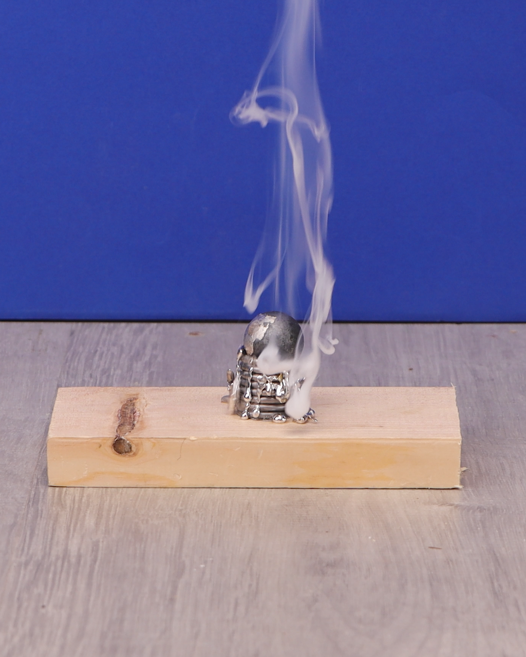 Hot ball vs. different materials