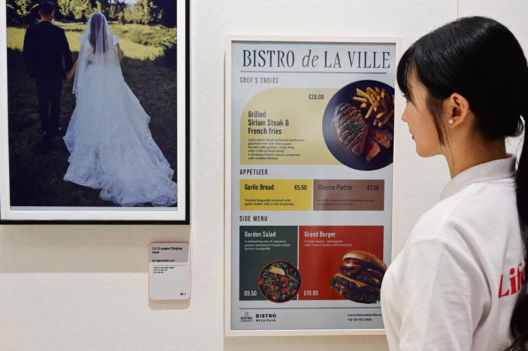 LG launches 32-inch 2K color E Ink display with webOS, Wi-Fi & ultra ...