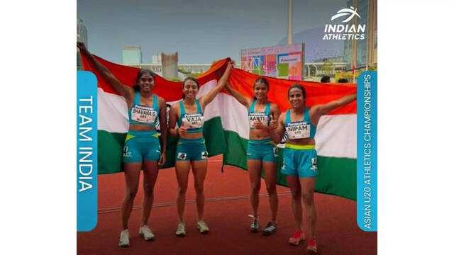Indian women's relay teams shine at Asian U20 Championships