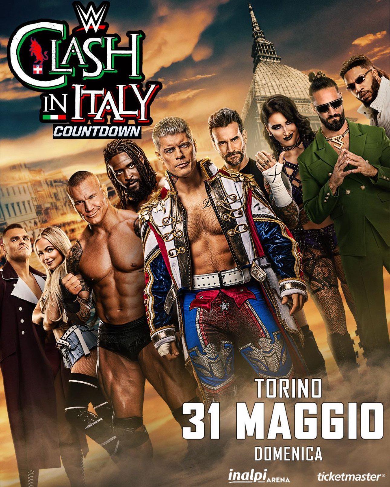 WWE Clash in Italy Live Streaming Countdown Show