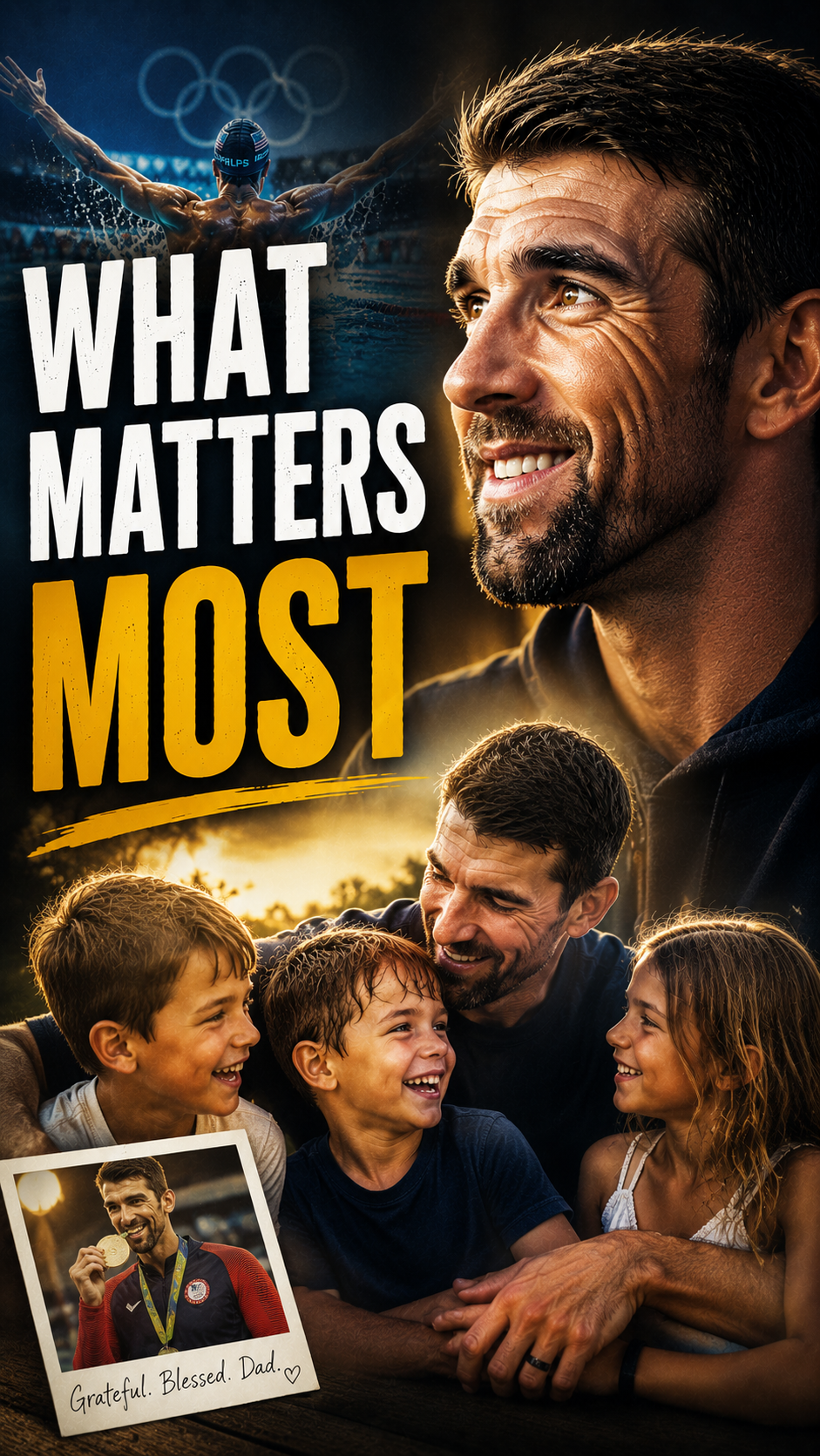 Michael Phelps reveals the hardest balance in his life