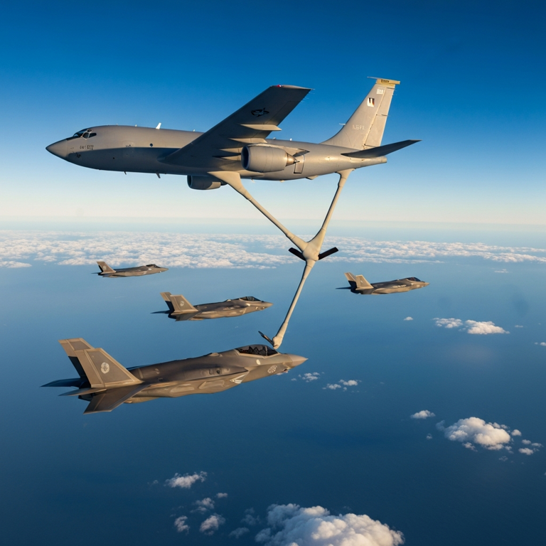 USAF KC-135 Stratotanker: Fueling F-35s in contested Pacific