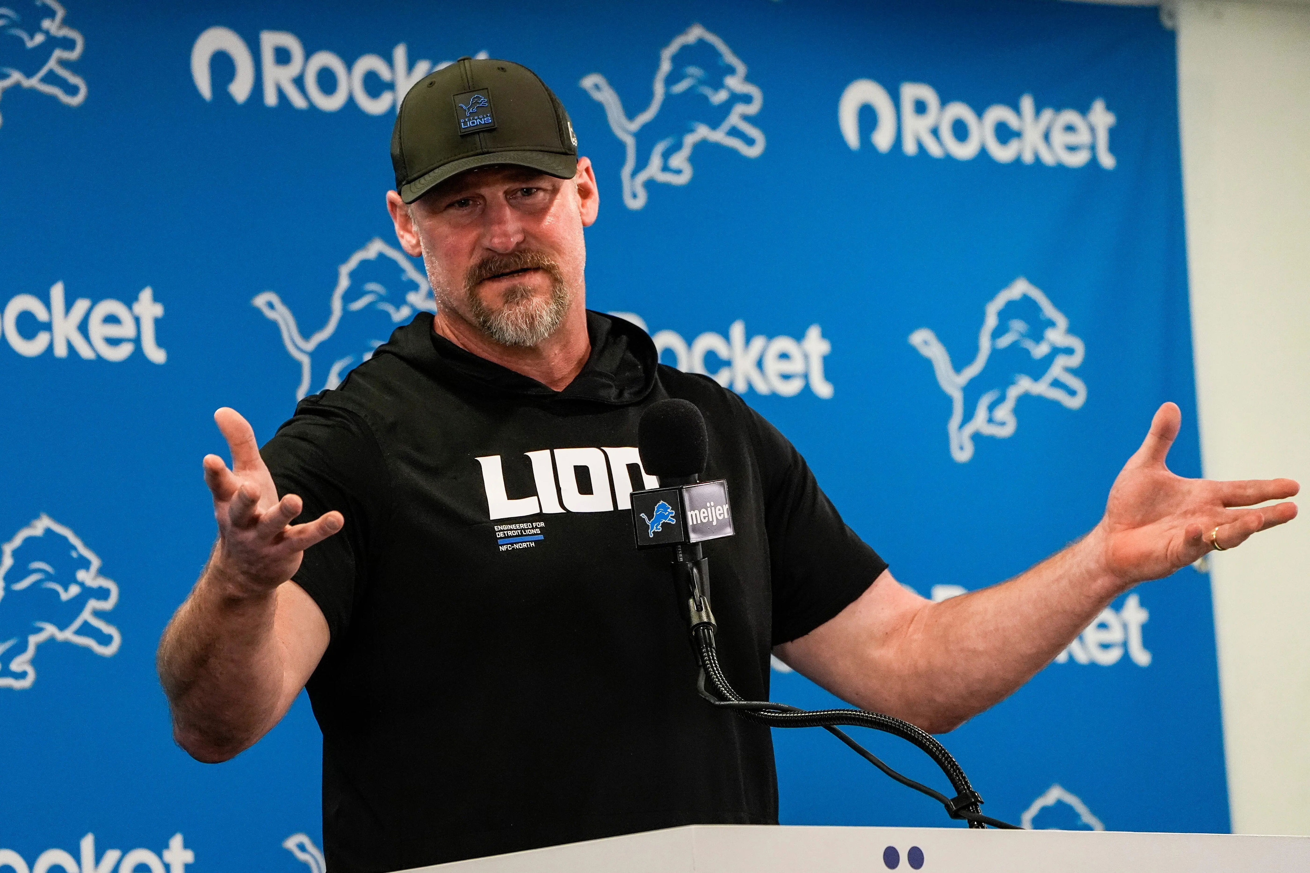 Dan Campbell resists making bold statements on the 2026 Lions