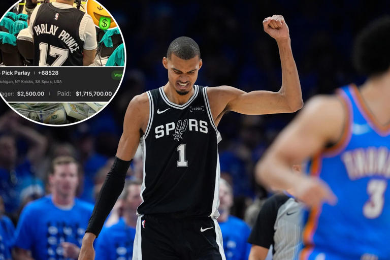 Bettor wins $1.7M parlay after Spurs Game 7 victory: 'All you gotta do ...