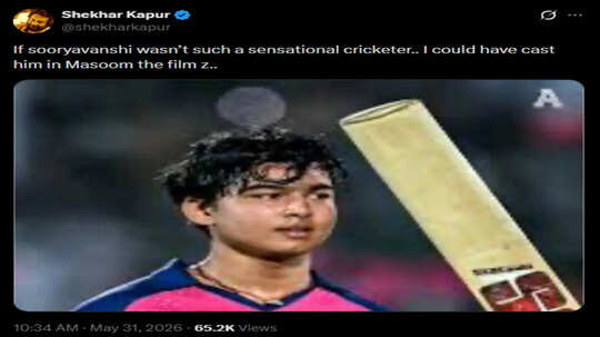 IPL 2026 star Vaibhav Suryavanshi in Shekhar Kapur’s Masoom? Director ...