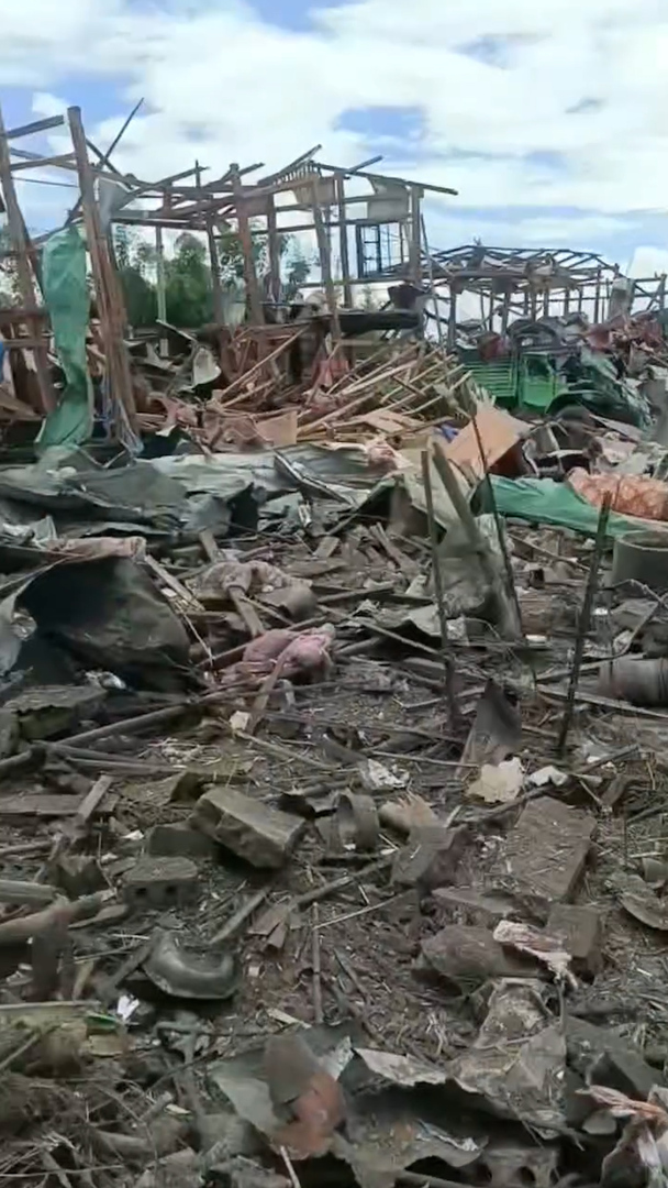 Explosives store blast kills dozens in Myanmar village