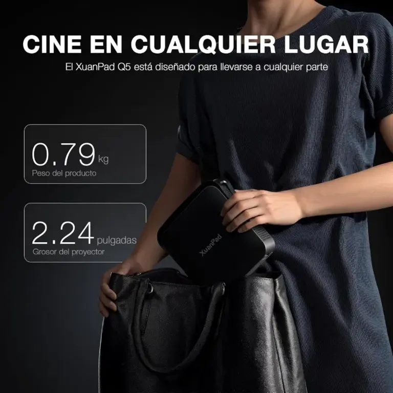 El mini proyector portátil 4K Full HD con Netflix nativo por menos de ...