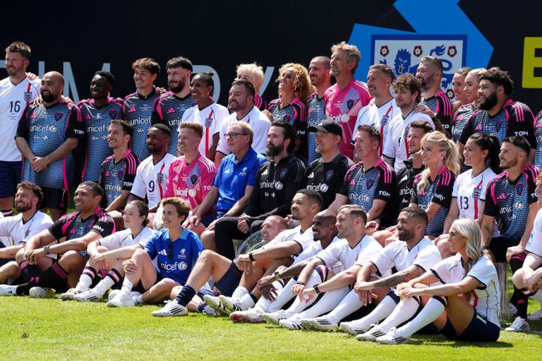 Soccer Aid 2026 full team lineups for England and World XI and who is ...