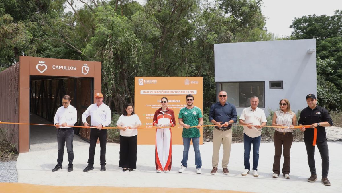 Inauguran Puente Capullos para conectar DIF y Parque del Agua en Guadalupe