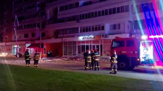 Il drone russo che ha colpito un palazzo in Romania
