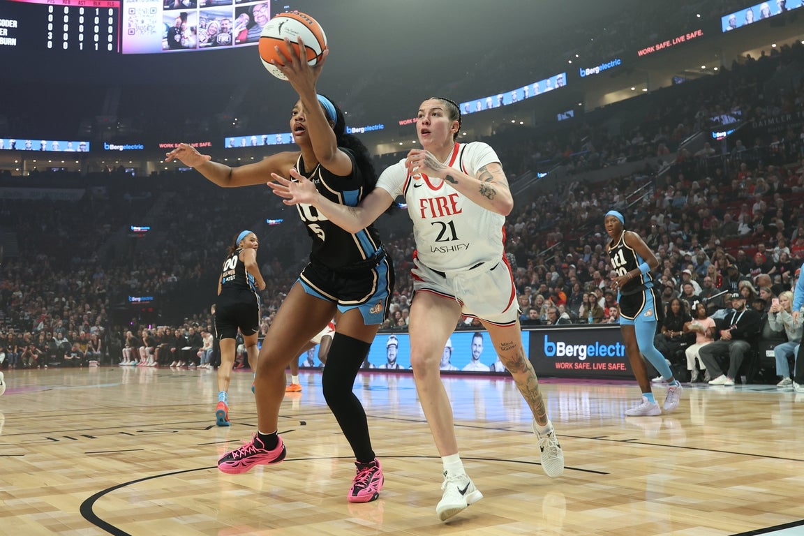 Angel Reese continues rewriting the WNBA record book, in photos
