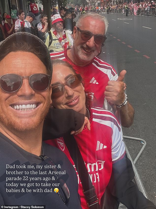 Stacey Solomon cosies up to Joe Swash as the family 'camp outside Space ...