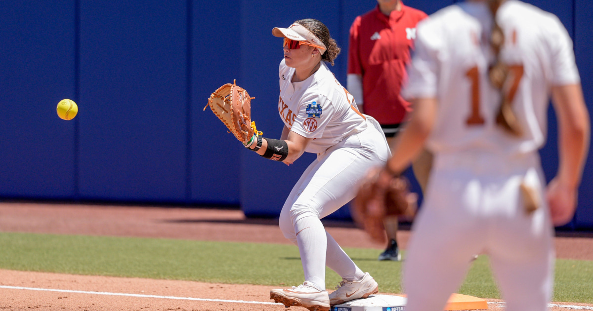Texas softball survives Nebraska with a late Katie Stewart home run ...