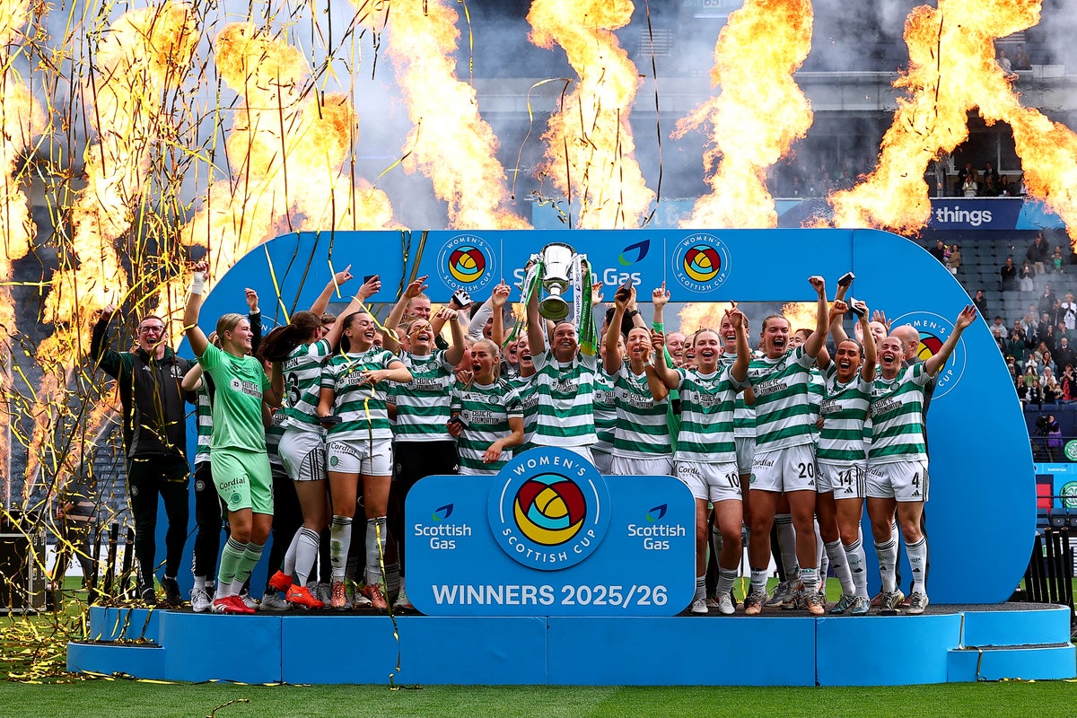 Celtic survive sending off to pip Rangers in Scottish Cup final