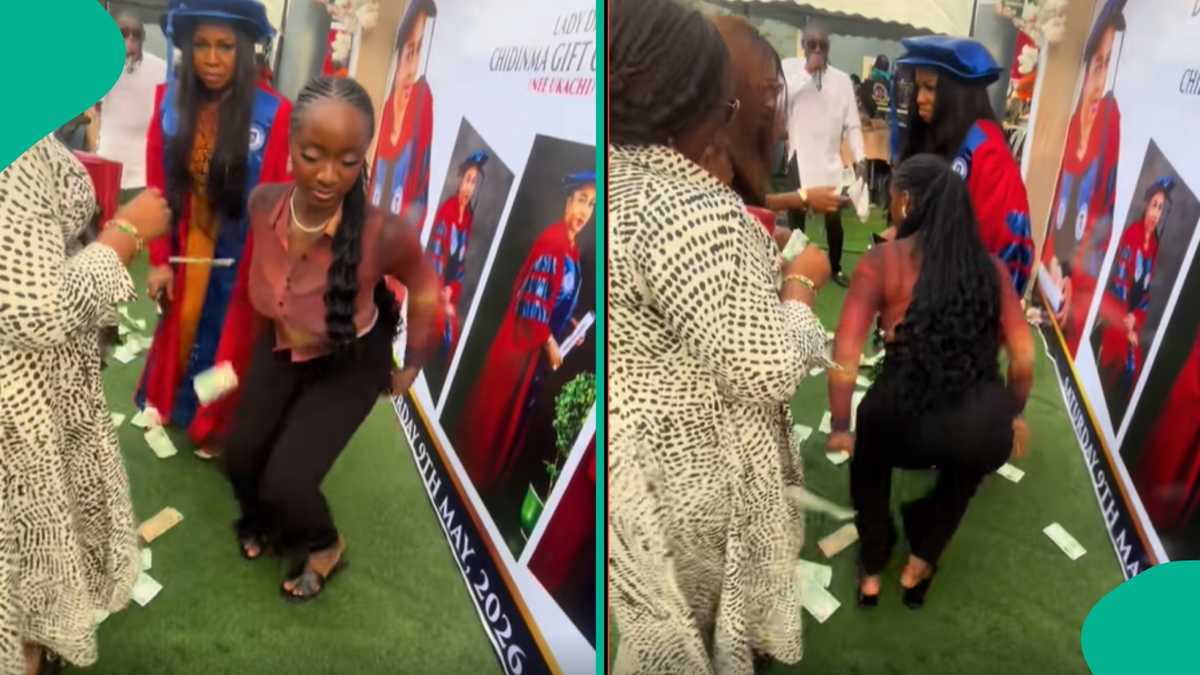 Watch how lady celebrated with energy, her mother who recently bagged ...