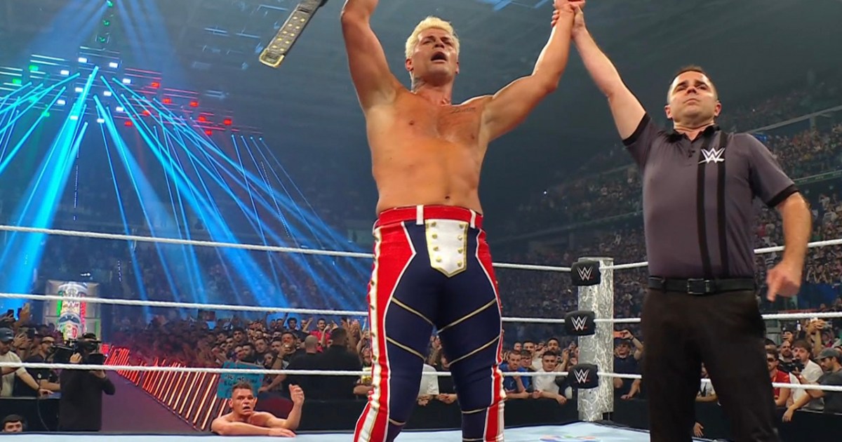 Cody Rhodes stuns Gunther in controversial finish at WWE Clash in Italy
