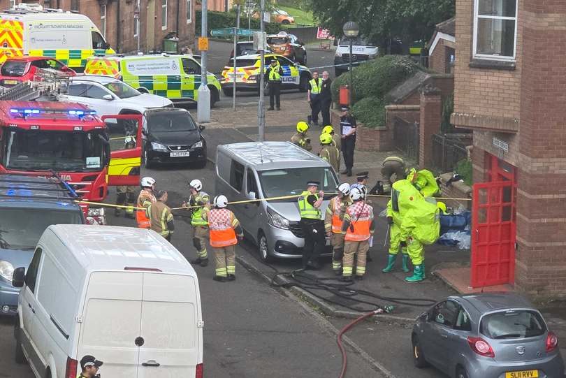 'Chemical incident' in Glasgow street as area locked down and homes ...