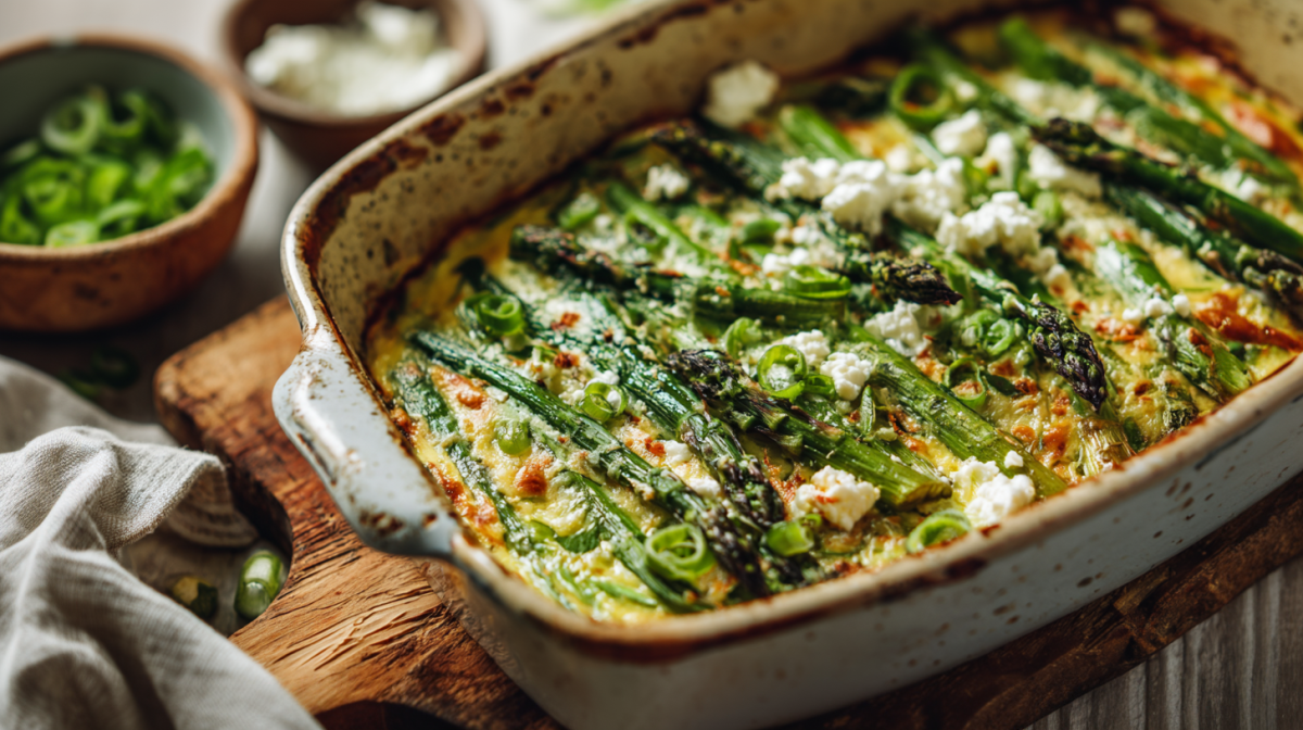 Koch dich glücklich mit grünem Spargel, Reis und Feta