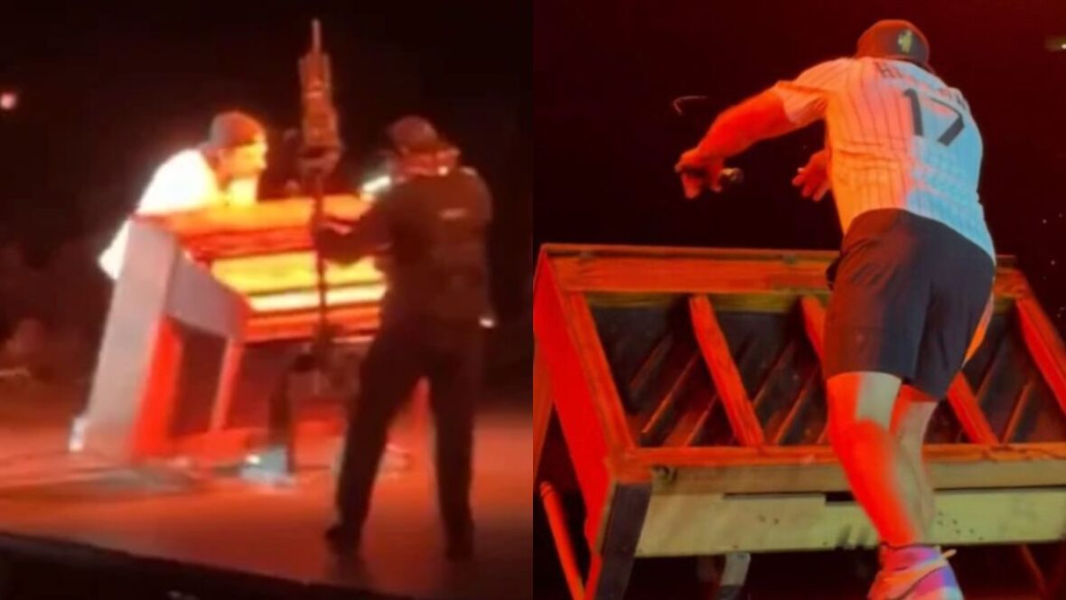 Morgan Wallen stops concert – flips piano onstage in major meltdown