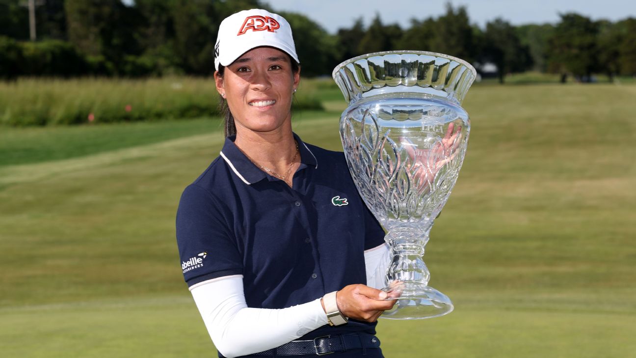 Celine Boutier rallies from 4 shots down to win ShopRite LPGA
