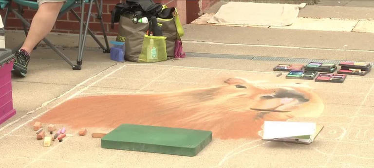 10th annual Quad City Arts Chalk Art Fest continues into Sunday