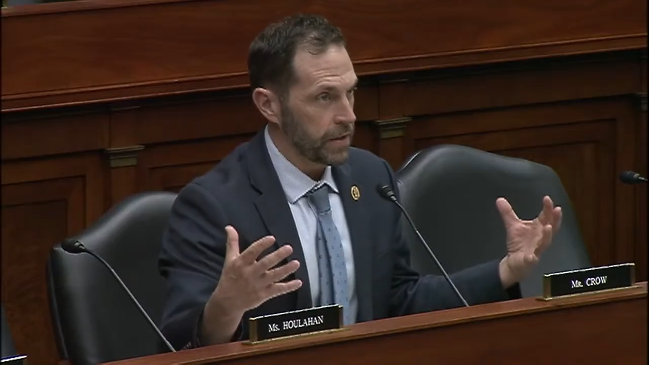 'This is law': Rep. Jason Crow confronts Army Sec. Dan Driscoll on ...