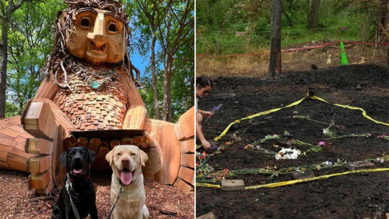 It hurts deeply to know it all went up in smoke: Artist responds after ...
