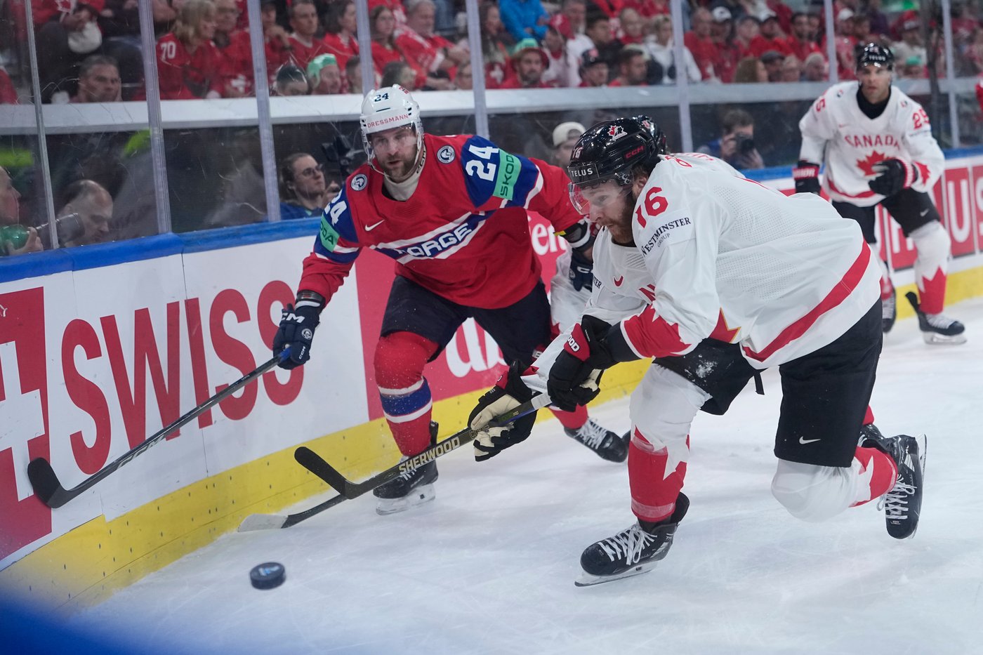 Norway edges Canada 3-2 in overtime to win world hockey bronze medal