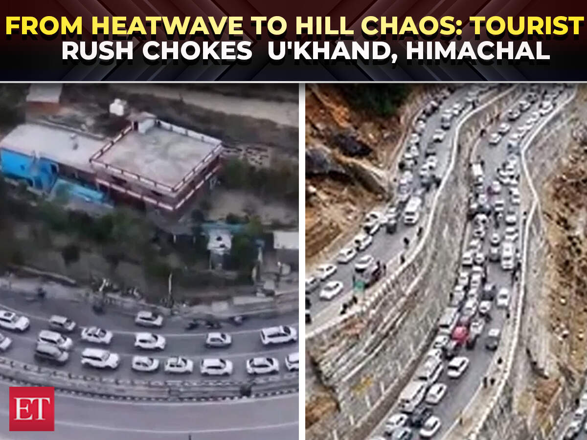 Heavy tourist rush leads Uttarakhand and Himachal roads choke amid ...