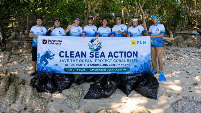 Peduli lingkungan, PLN UIW MMU laksanakan aksi bersih laut dan pantai ...