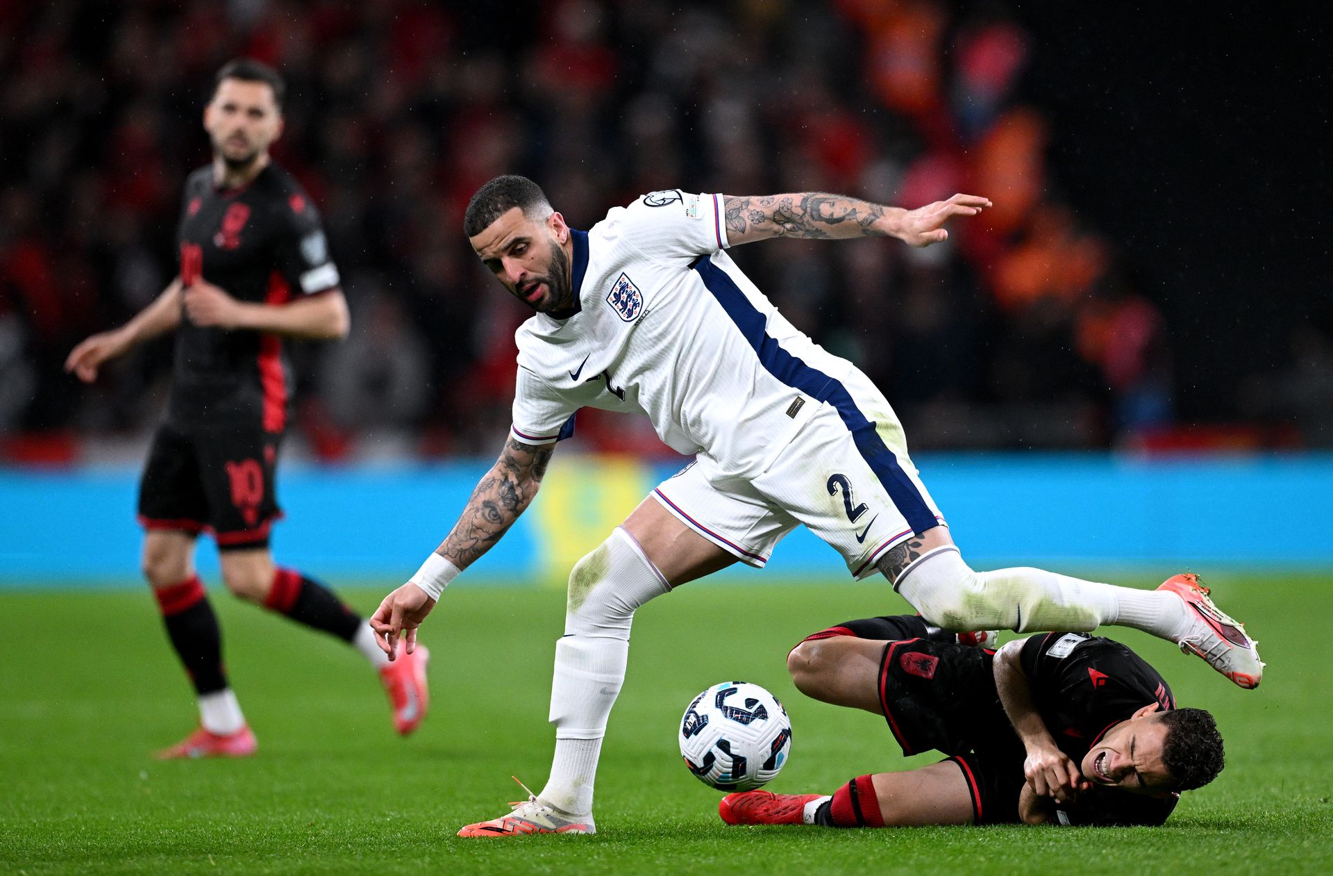 Players used in Thomas Tuchel's first game as England manager