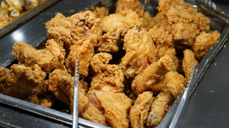 This massive Alabama buffet features crispy fried tomatoes and all the ...