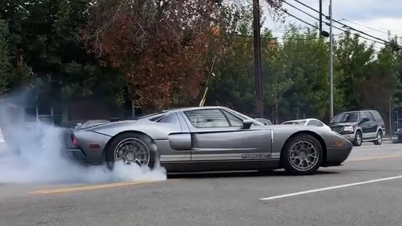 Driving a loud eight hundred horsepower Ford GT with methanol injection