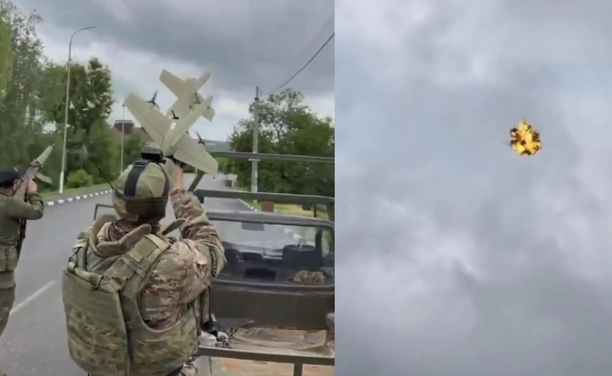 Video: Russian forces use handheld 'Yolka' system to take down drone