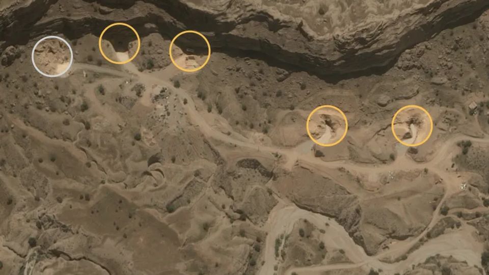Los sitios subterráneos de misiles reabiertos de Irán muestran los ...