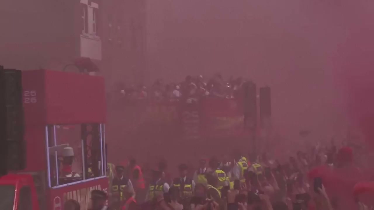 Arsenal hold trophy parade after lifting first league title in 22 years